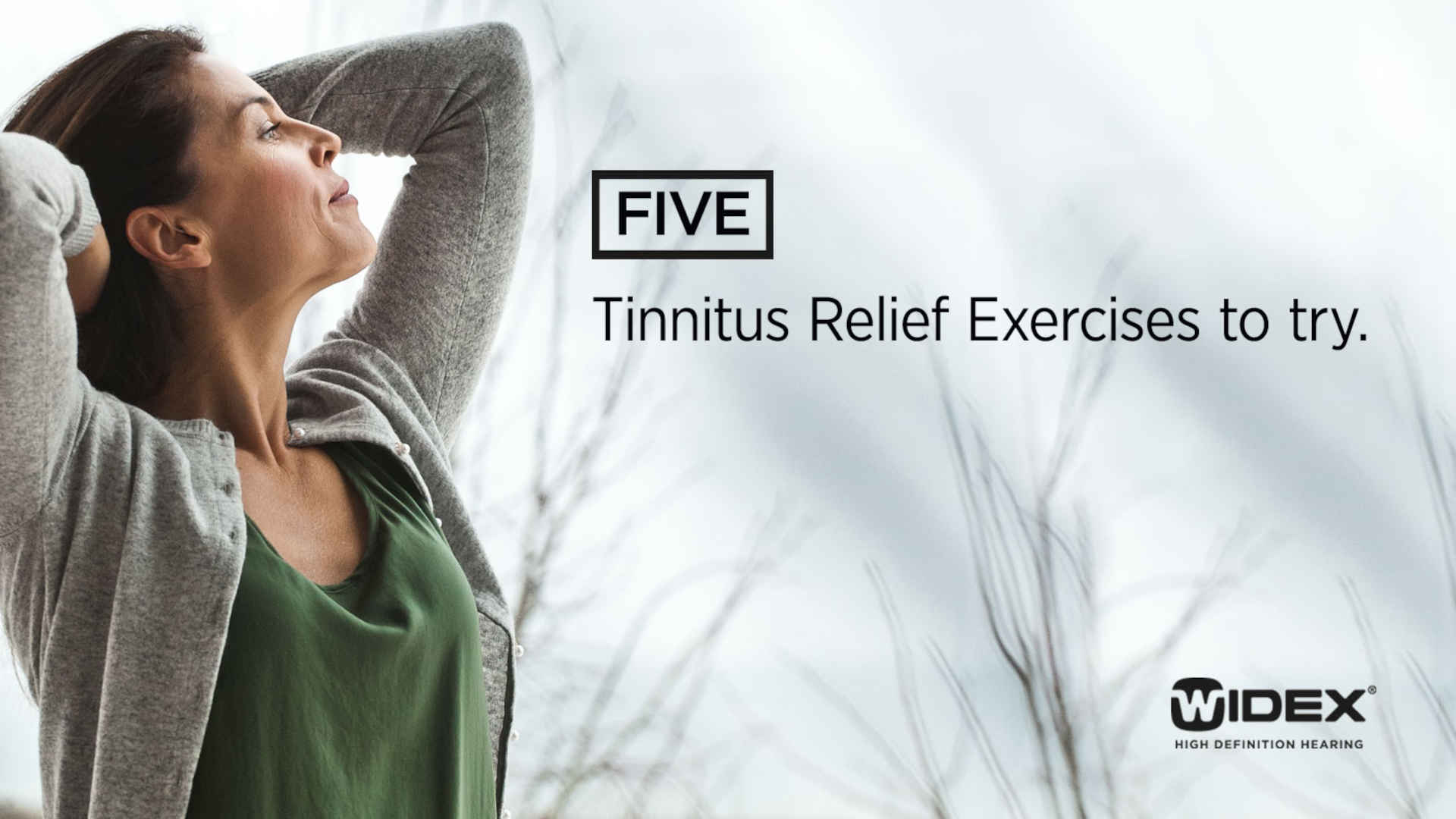 5 tinnitus relief exercises | Widex